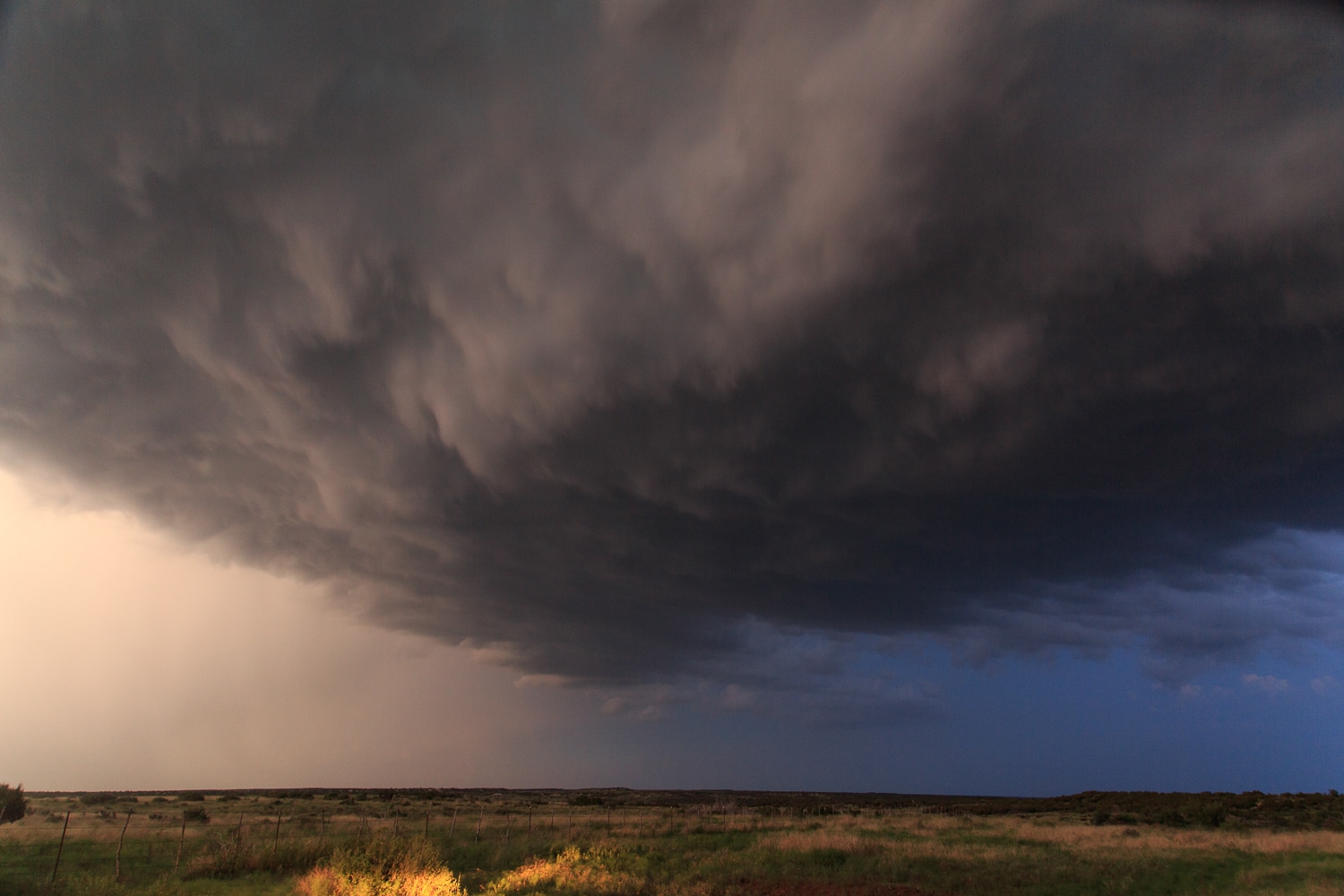 Supercell near Paducah, Texas on June 14, 2016 - Ben Holcomb