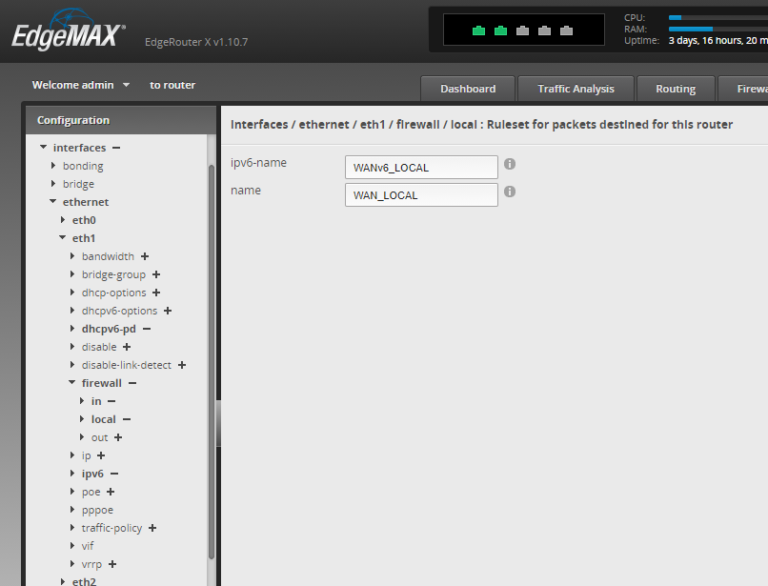 Ubiquiti EdgeRouter and Cox Residential IPv6 - Ben Holcomb