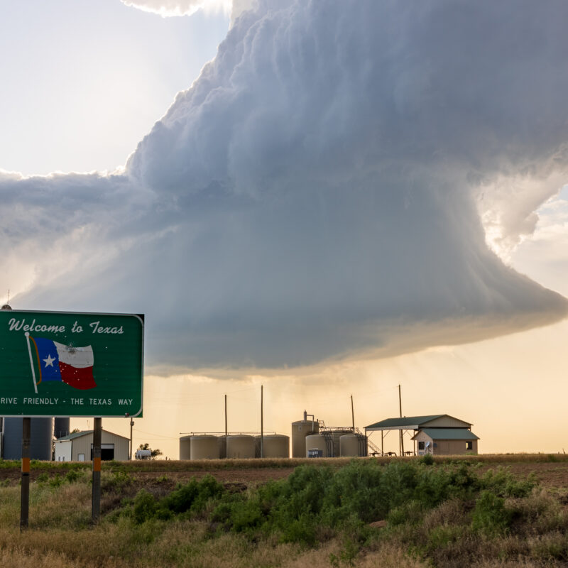 Supercell Structure near Eldorado, OK - Ben Holcomb